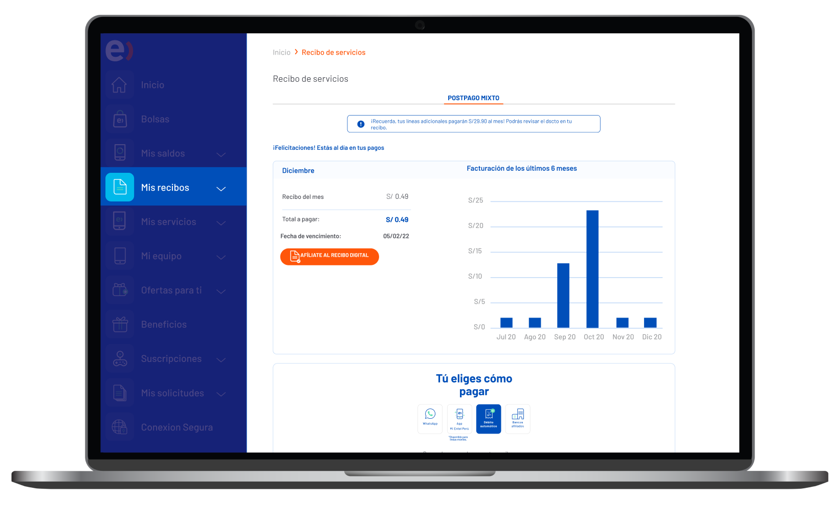 Postpago Prepago Hogar